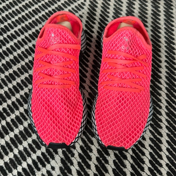 adidas | Shoes | Hot Pink Adidas Tennis Shoes | Poshmark